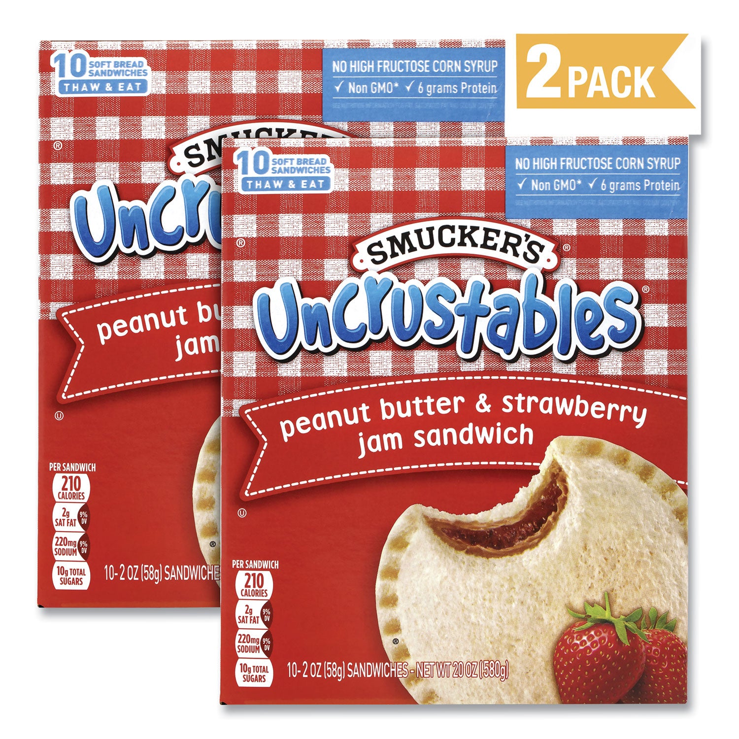 Smucker's® UNCRUSTABLES Soft Bread Sandwiches - FOOD,SMCKRS UNCRSTABLE ...